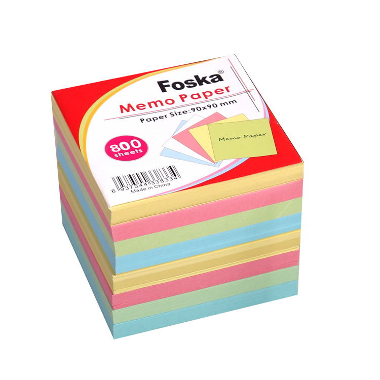 OEM 800 sheets Foska Paper Memo Block For Office School Manufacturer ...